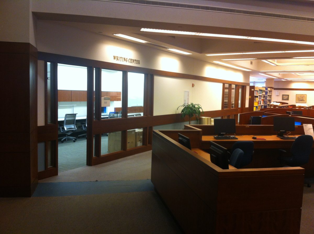 Writing Center Gets State of the Art Home in Walsh Library