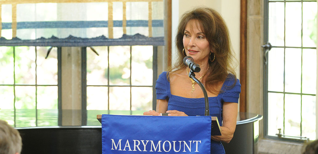 Susan Lucci Receives Achievement Award at Marymount Reunion