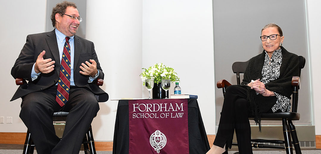 Notorious RBG Holds Court at Fordham Law