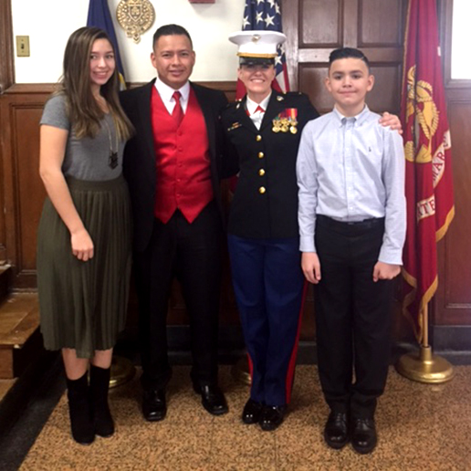 A Mom and Marine: Alumna Rises to Second Lieutenant