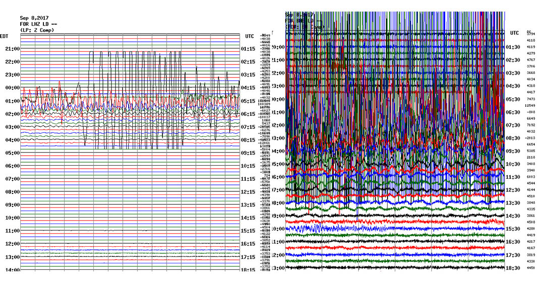 Fordham Seismic Observatory: Mexican Earthquake Off the Chart