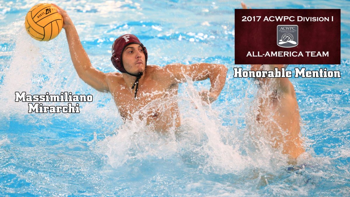 Massimiliano Mirarchi Named ACWPC All-America Honorable Mention