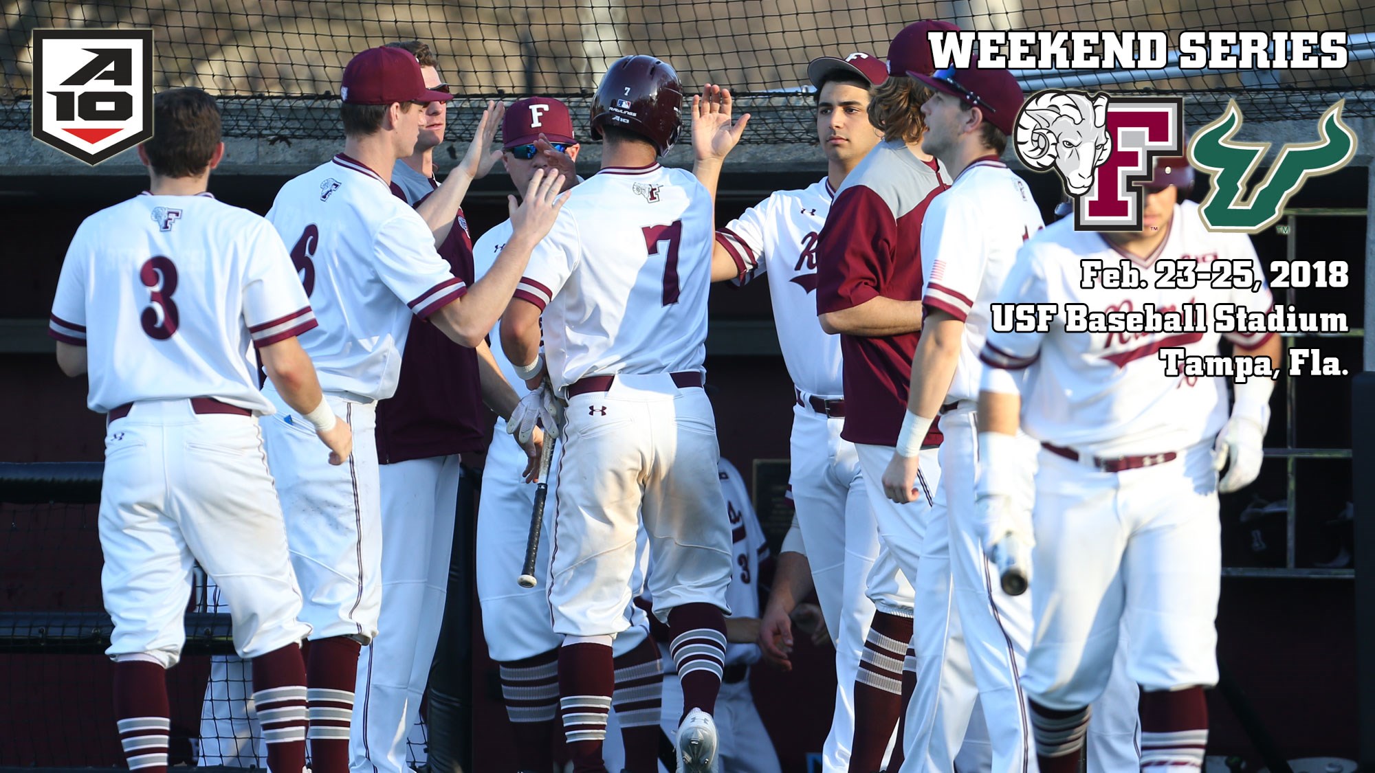 Baseball Travels to USF for Weekend Series