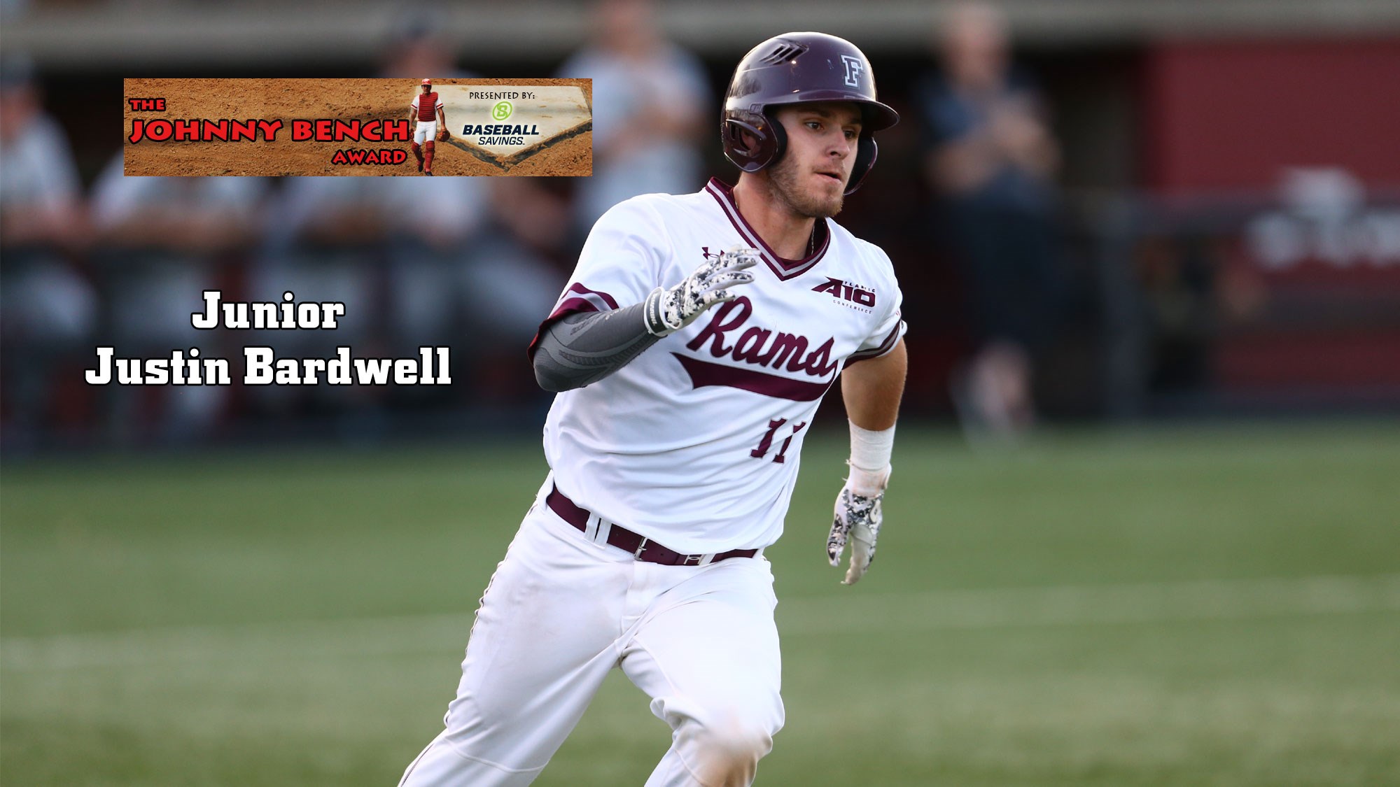 Baseball’s Justin Bardwell Named to Johnny Bench Award Watch List