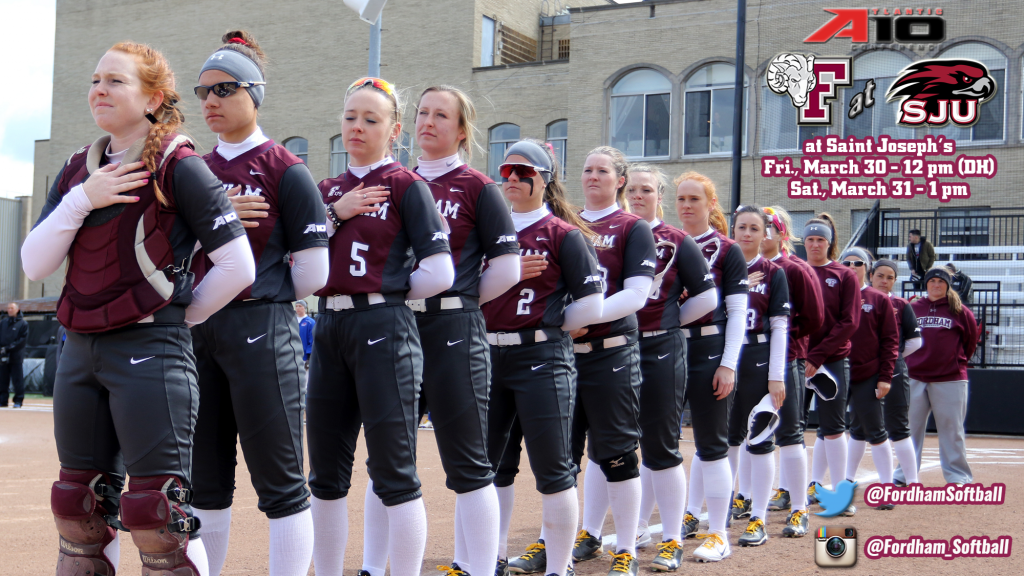 Softball Heads to Saint Joseph's For Three-Game Series