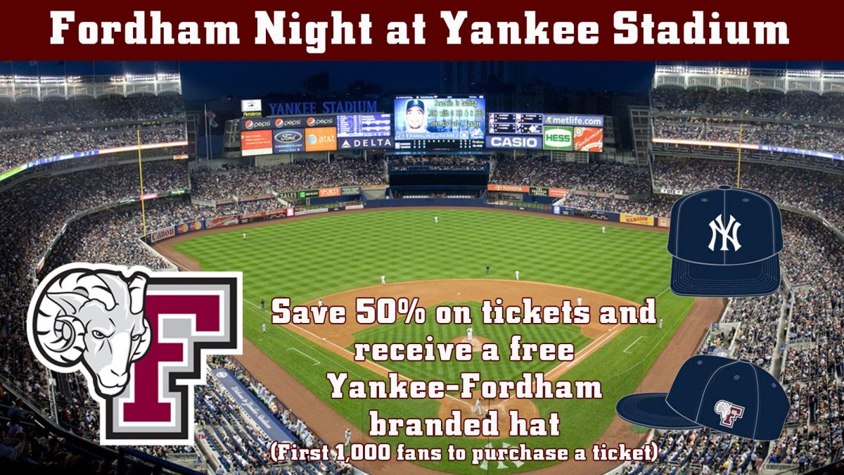 Second Fordham Night at Yankee Stadium Scheduled for Sept. 14