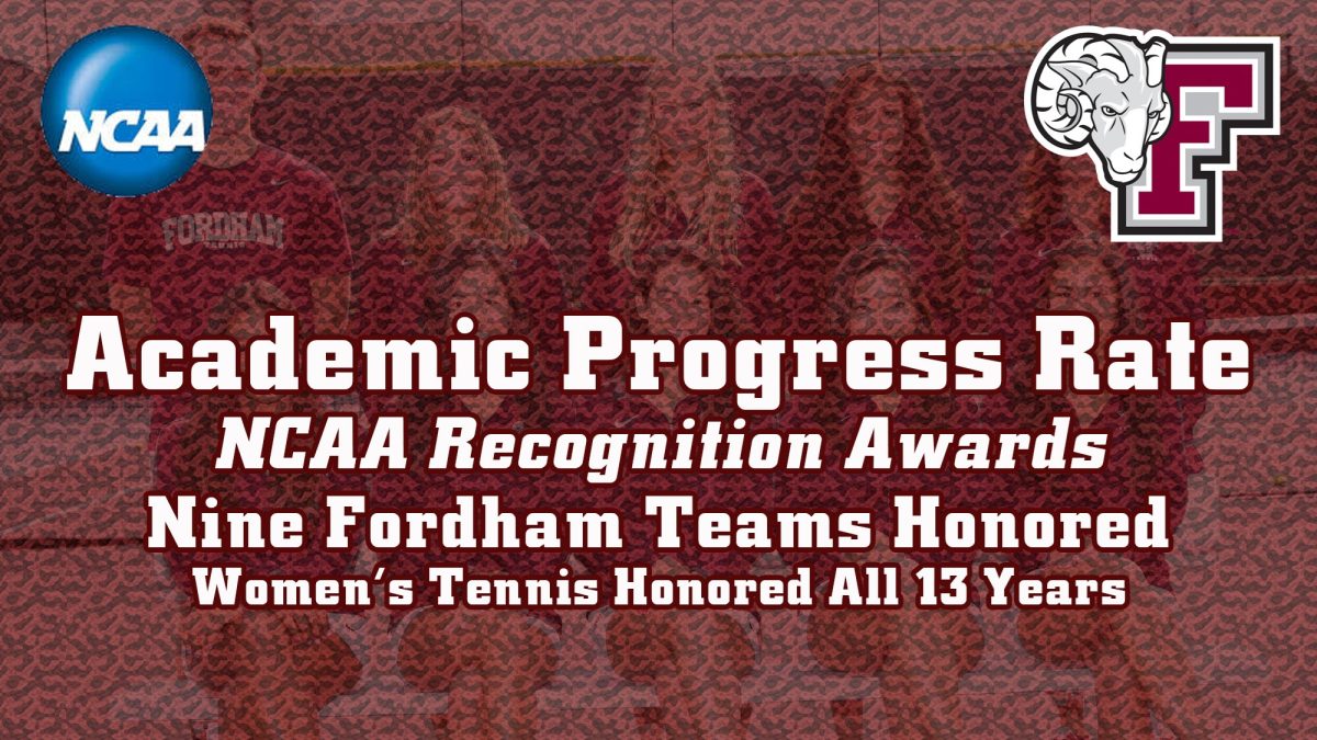 Fordham Teams Honored by NCAA for Academic Achievement