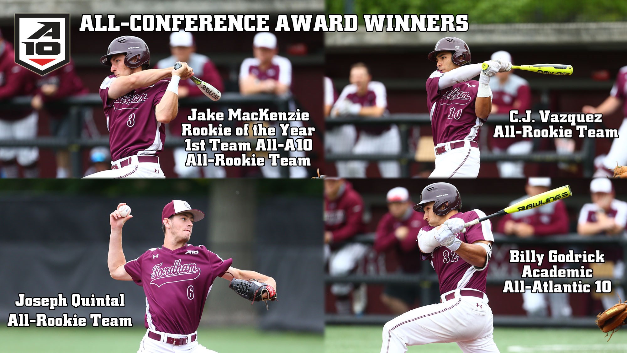 Atlantic 10 Conference Announces Baseball Awards