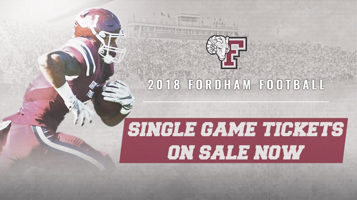 2018 Individual Football Game Tickets Now on Sale