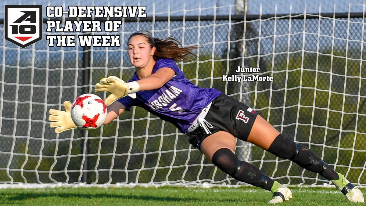 Kelly LaMorte Named A-10 Co-Defensive Player of the Week