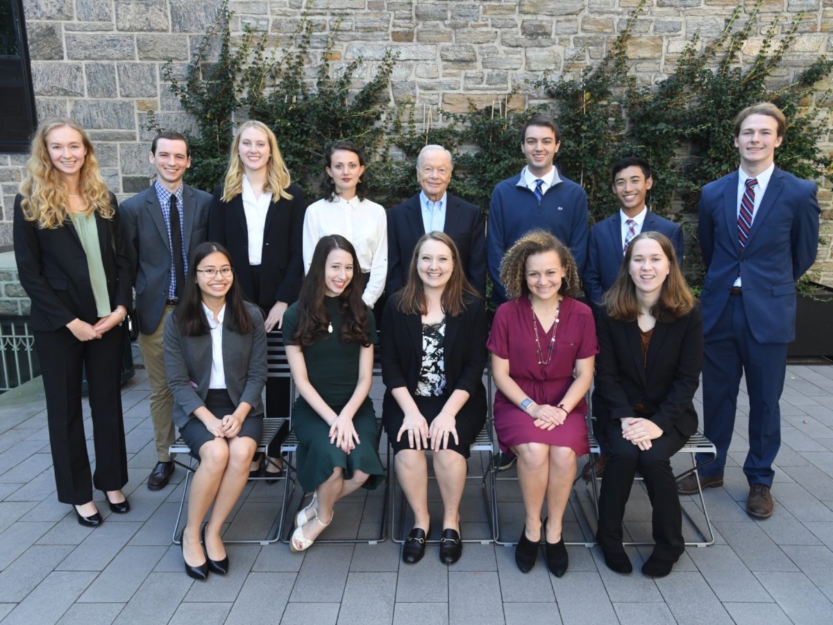 Cunniffe Meets New Scholars at Luncheon