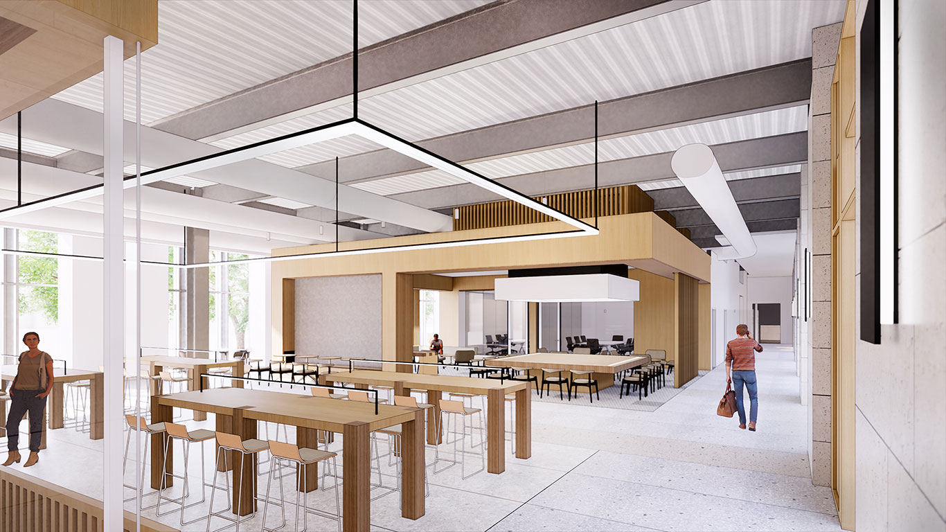 In New Campus Center, Ample Space for Relaxing, Recharging, and ...