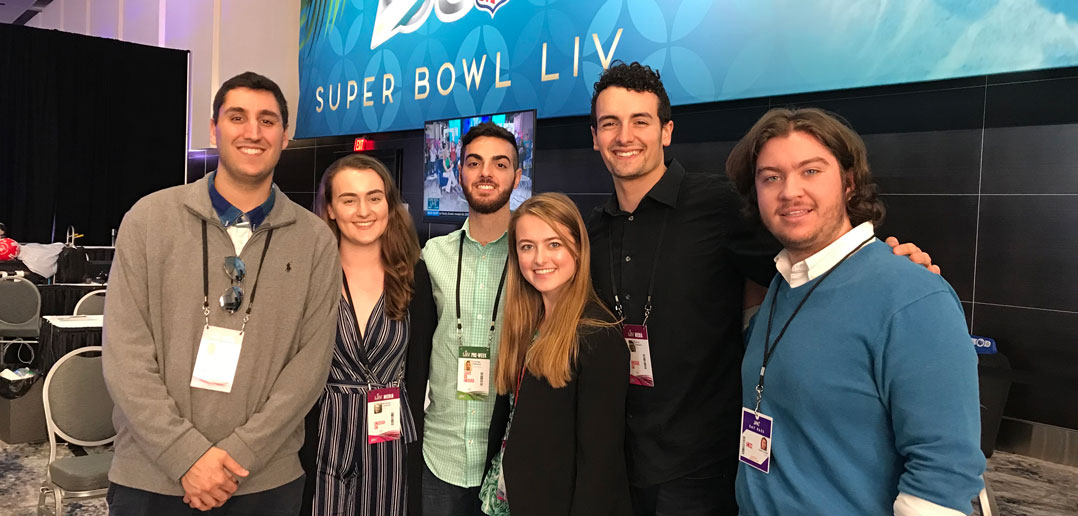 WFUV Sports Sends 6 Students to the Super Bowl