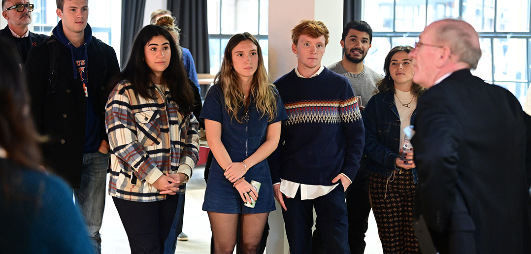 Father McShane Visits a Reopened Fordham London