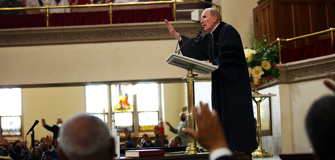 Father McShane Serves as Guest Preacher at Abyssinian Baptist Church