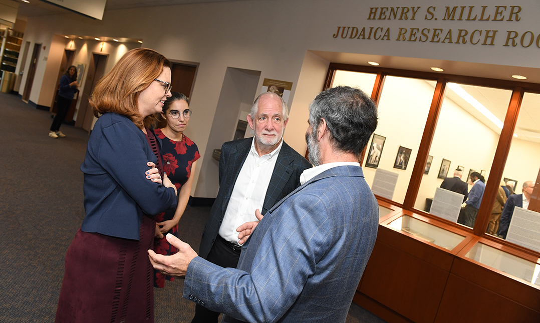 University Unveils the Henry S. Miller Judaica Research Room