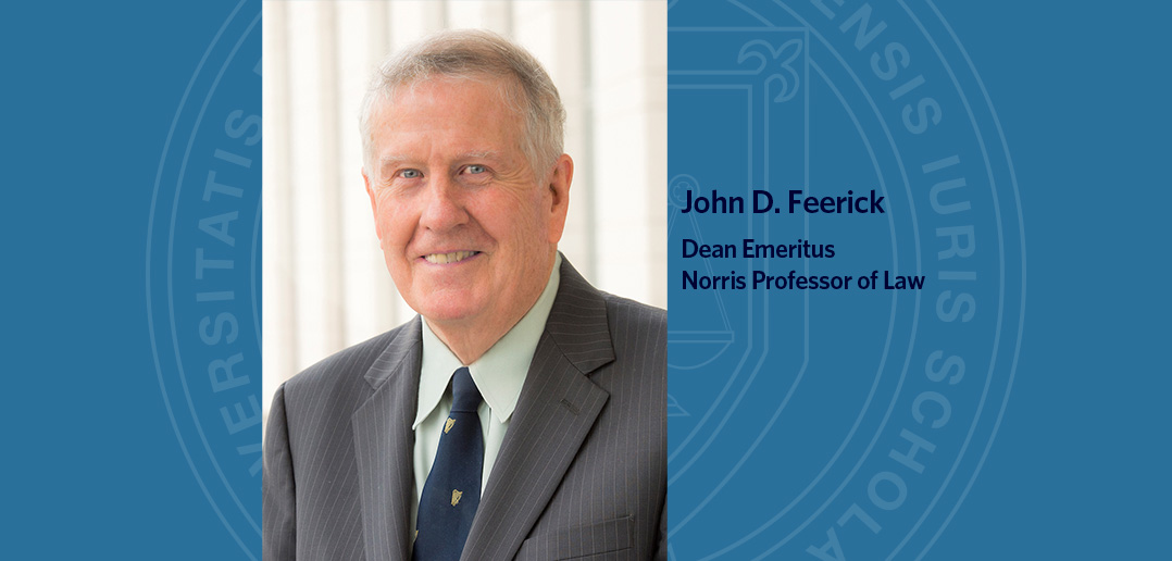 Dean Emeritus John D. Feerick ’61 Receives 2022 New York State Senate ...