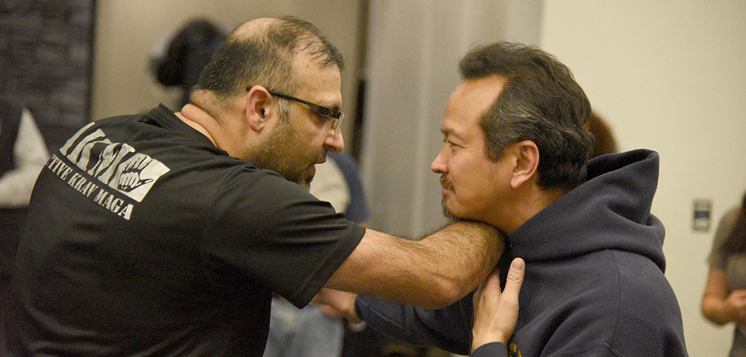 Staff Learn Self-Defense Techniques at Rose Hill Training Session
