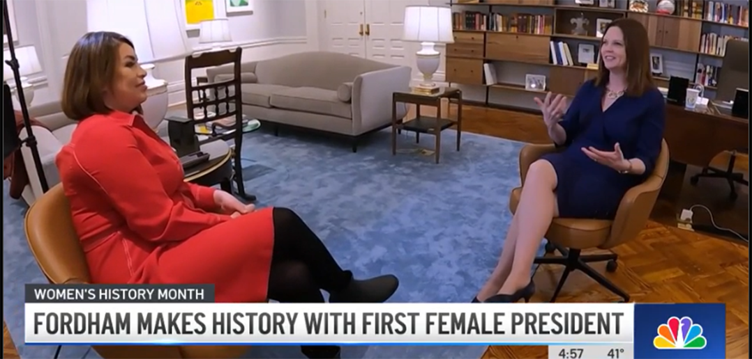 NBC 4 Features President Tetlow for Women's History Month