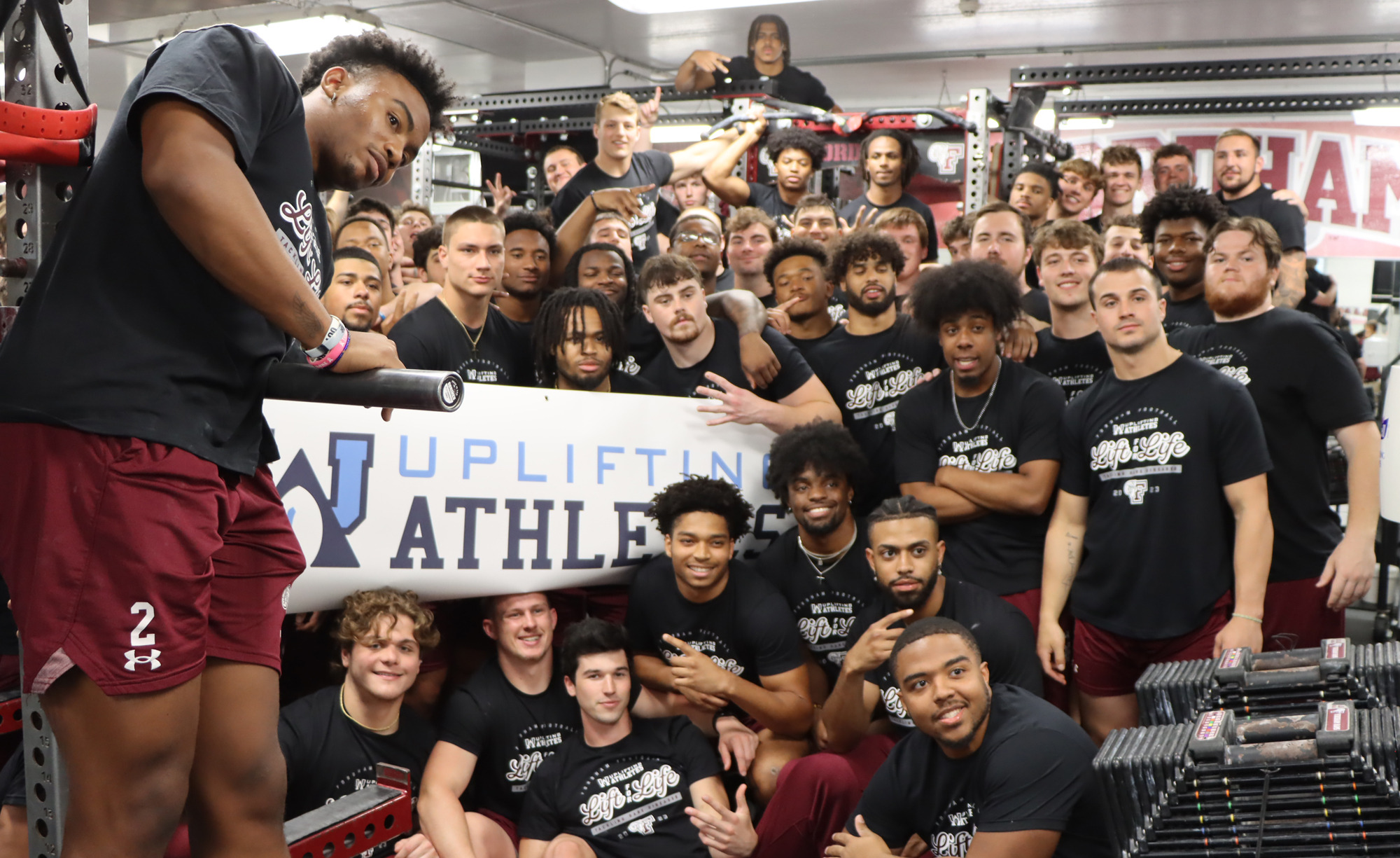 Fordham Football Hosts Lift for Life