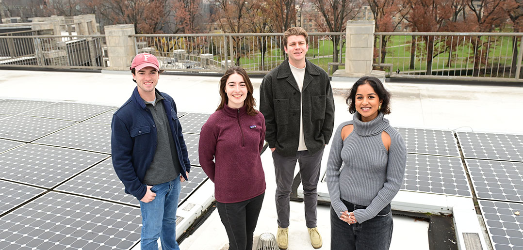 Interns Work to Create a Sustainable Campus
