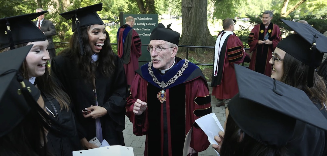 Father McShane Honored by Association of Catholic Colleges and Universities