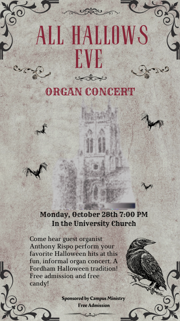 All Hallows Eve Halloween Organ Concert