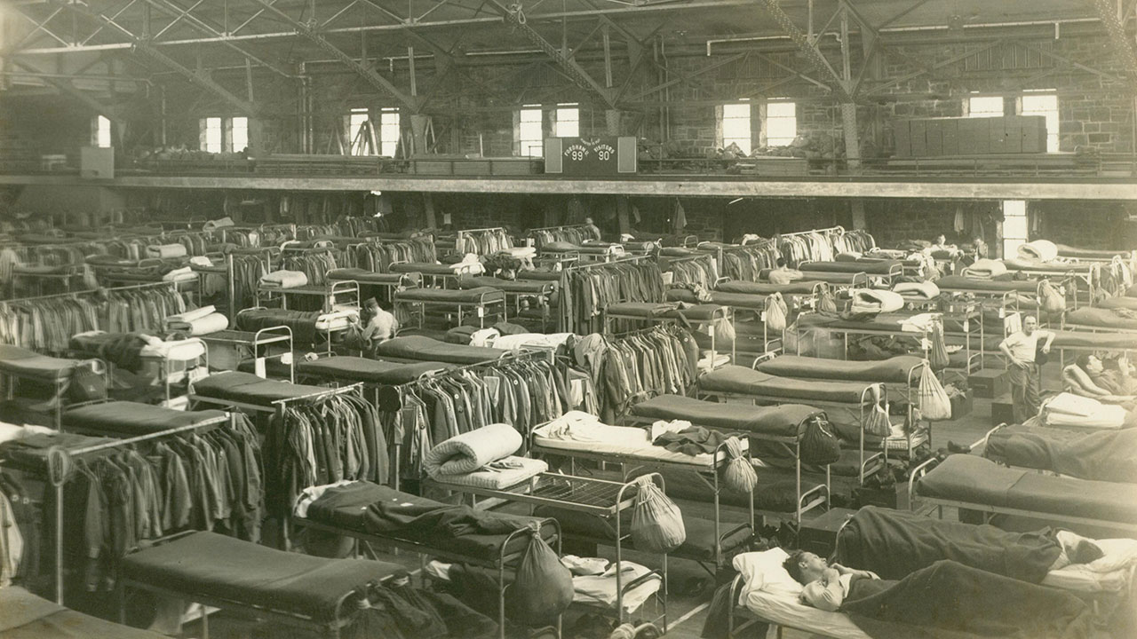 How Rose Hill Gym Sheltered Troops in World War II