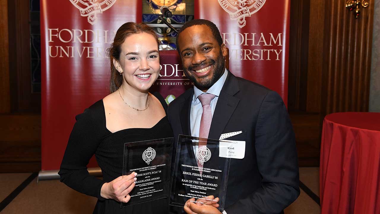 Fordham Community Celebrates Alumni Trailblazer and Ram of the Year