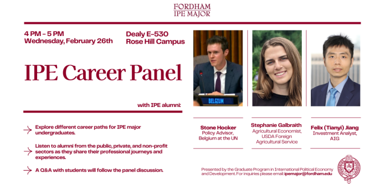 IPE Career Panel