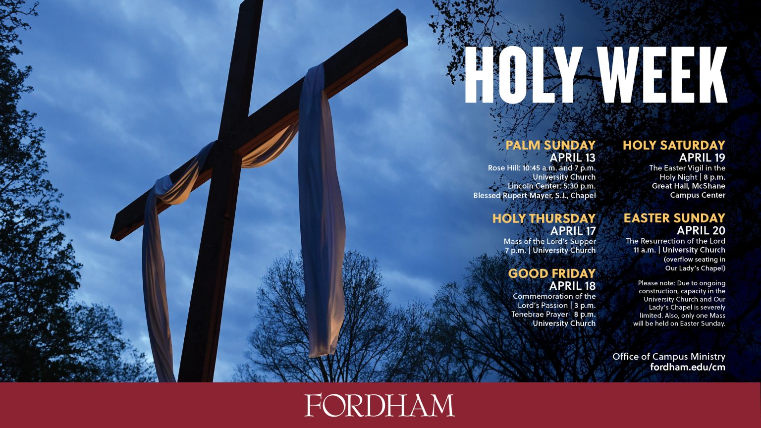 Holy Week Services 2025