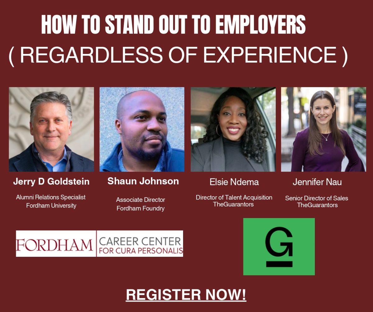 Fordham Foundry: How to Stand Out to Employers Regardless of Experience