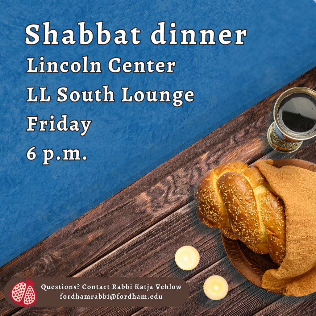 Welcome Shabbat Dinner at Lincoln Center